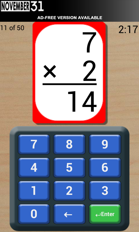 Math Flash Cards (Free) - Android Apps on Google Play