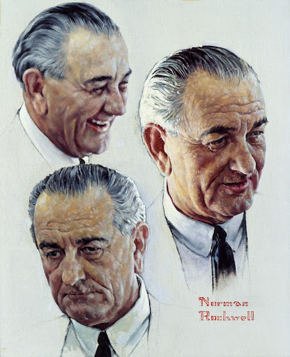 "Portrait of Lyndon B. Johnson" - Norman Rockwell (1894-1978) — Google ...