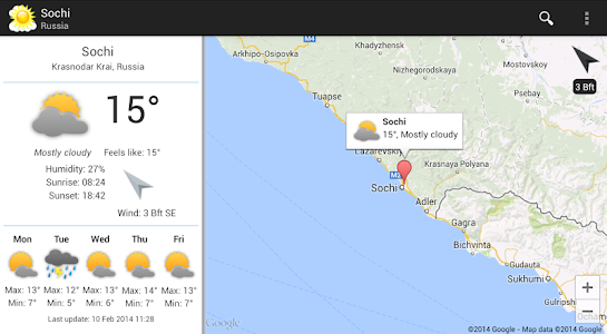 Weather – Check the weather forecast, succintly and free. – Android ...