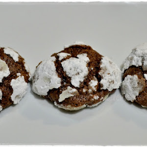 Cracked Chocolate Cookies Recipe | Yummly