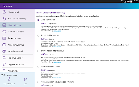 MyProximus – Keep an eye on your usage, at any time. – Android Tools Apps