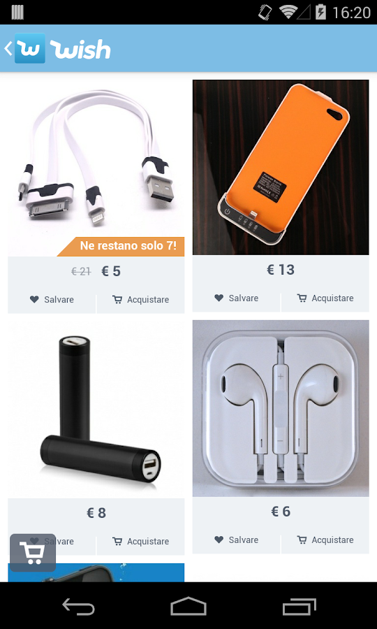 Wish - Lo shopping divertente - App Android su Google Play