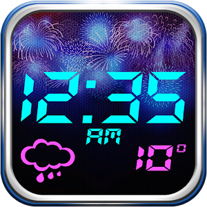 Fireworks Weather Clock Widget - Latest version 3.0 for Android App Weather