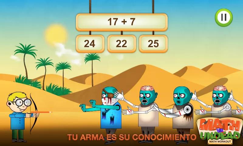 Juego de Matemática vs Undead - Aplicaciones Android en Google Play