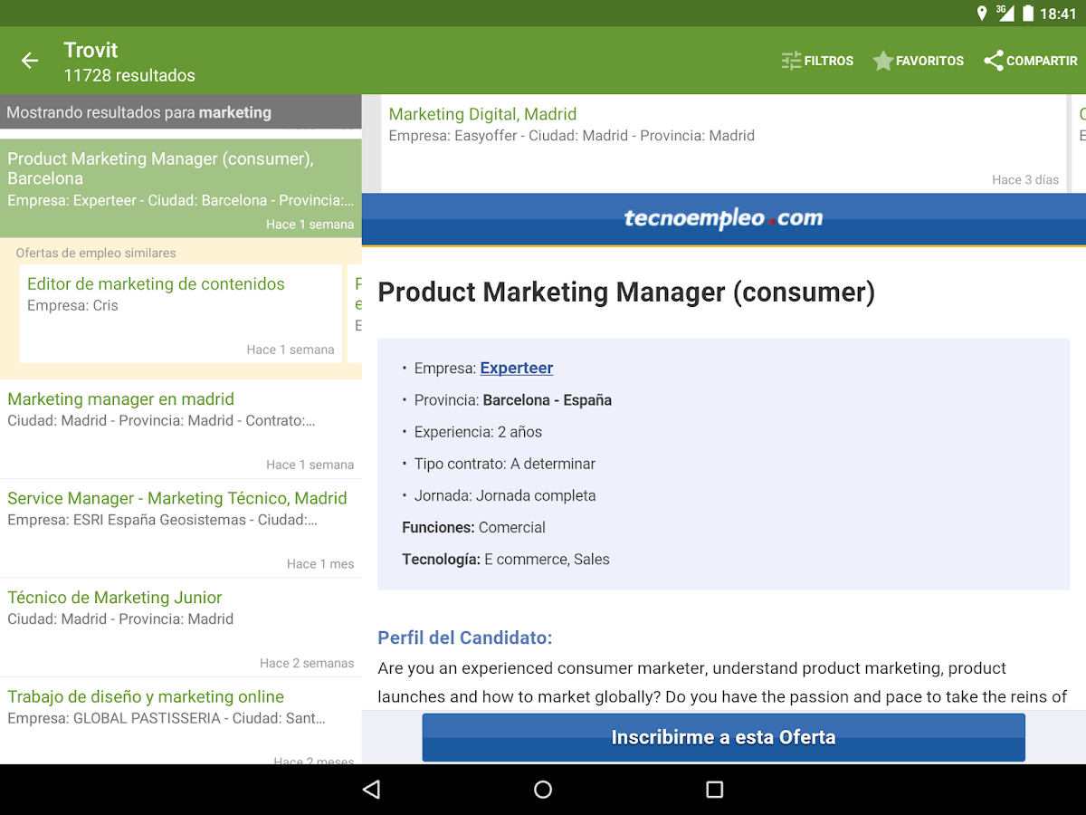 Buscar trabajo - Trovit Empleo - Aplicaciones de Android en Google Play