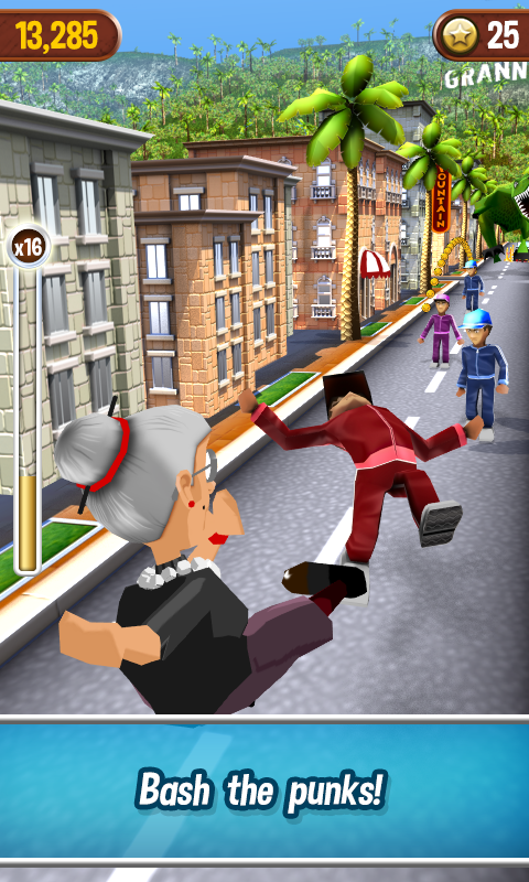 Angry Gran Run - Running Game - screenshot