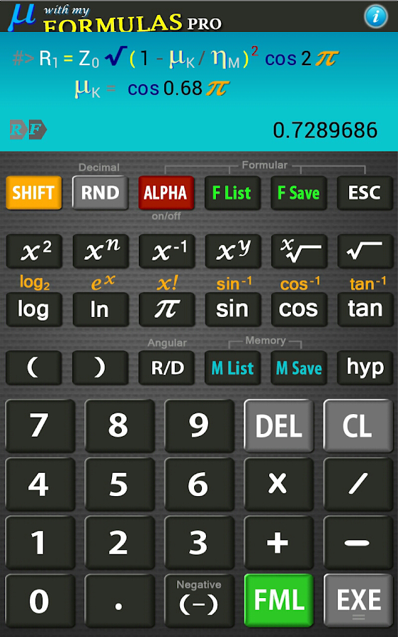 Scientific Calculator Mu PRO - Android Apps on Google Play