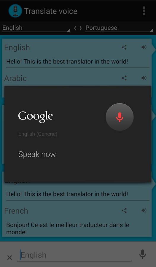Traduire voix - Language – Applications Android sur Google Play