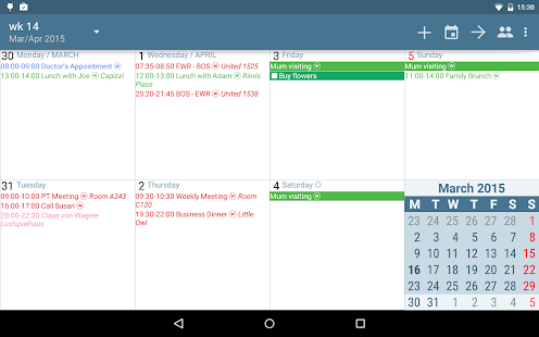 aCalendar+ Calendar & Tasks - Aplicaciones en Google Play