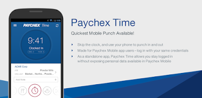 Paychex Time - Android app on AppBrain