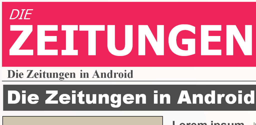 Die Zeitungen (Deutschland) - Latest version for Android - Download APK