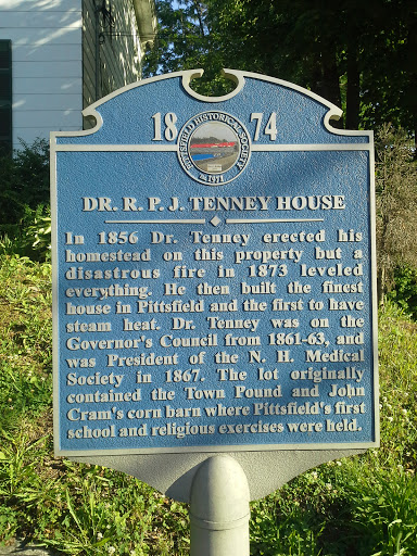 Dr. R. P. J. Tenney House Portal in Pittsfield New Hampshire United ...