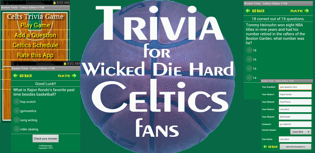 Trivia Game Boston Celtics Ed - เวอร์ชันล่าสุด V208 สำหรับ Android Game ...