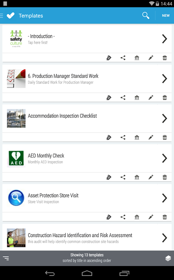iAuditor - Safety Checklists - screenshot