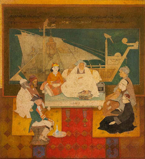 Sindabad, the seller - Abanindranath Tagore — Google Arts & Culture