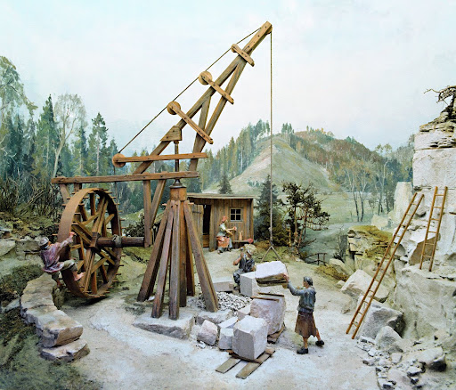 Sprossen-Tretrad aus Frankreich um 1800 - Deutsches Museum, 1956 ...