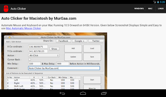 Download free software My Mouse Auto Clicker