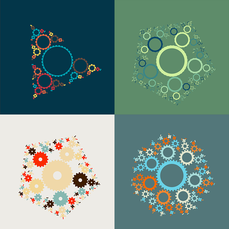 Fractal Gears by Liam Brummitt | Experiments with Google