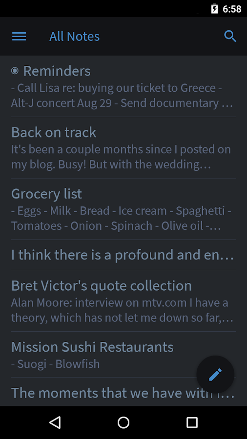 Simplenote - Android Apps on Google Play
