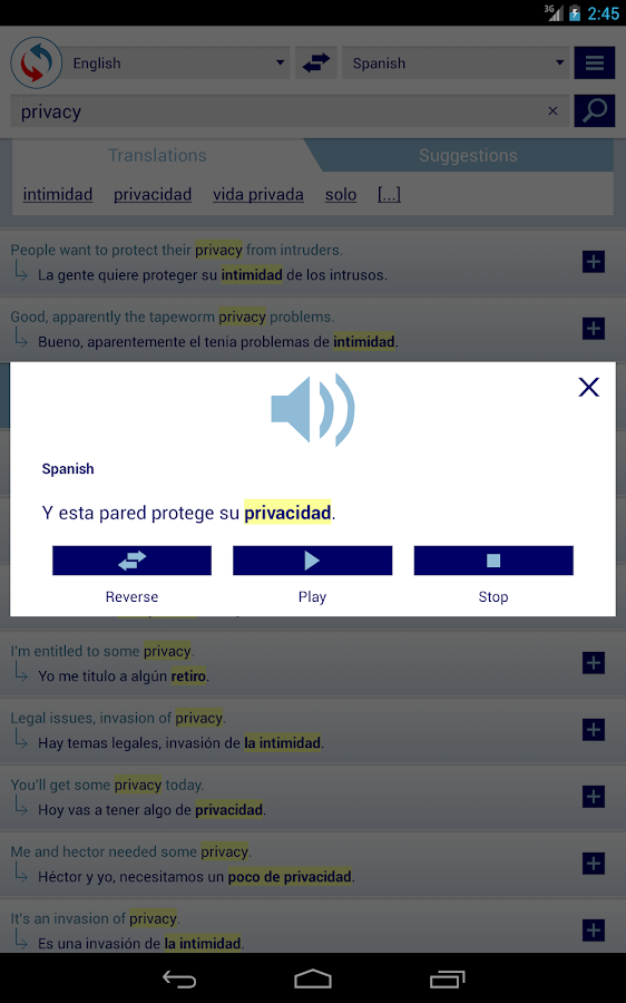 Reverso Translation Dictionary - Android Apps on Google Play