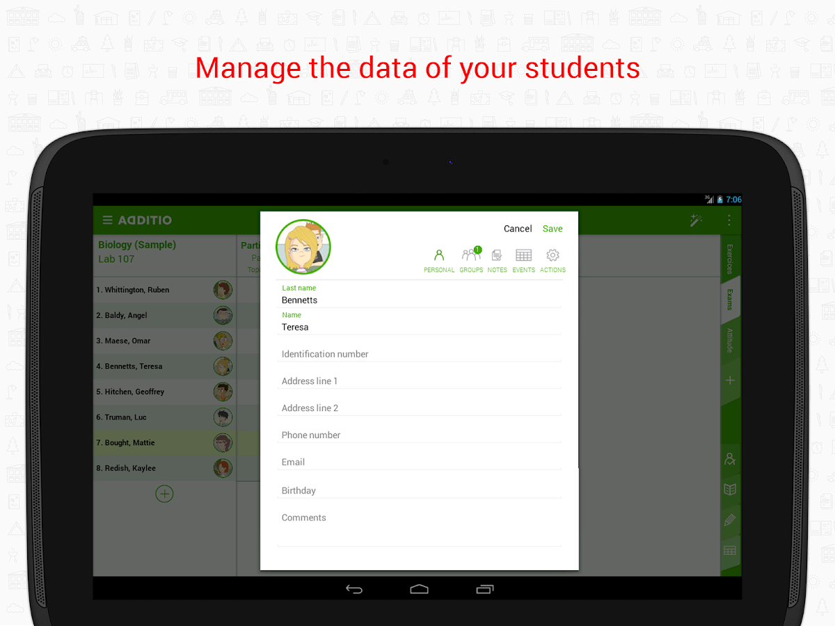 Teacher's Gradebook - Additio - Android Apps on Google Play
