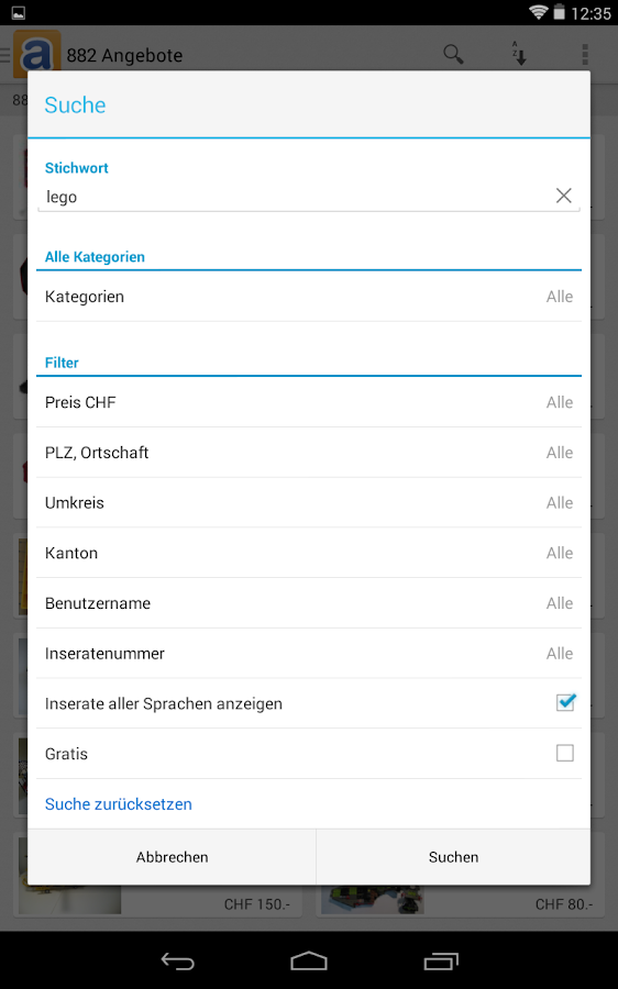 anibis.ch: Kleinanzeigen – Android-Apps auf Google Play