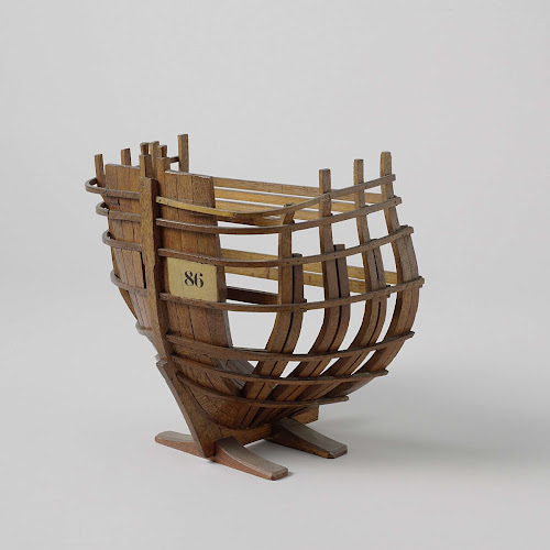 Model of a Ship's Bow in Frames, anonymous, c. 1820 - c. 1845 - Rijksmuseum