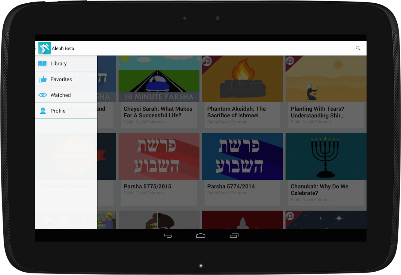Torah Videos by Aleph Beta - Android Apps on Google Play