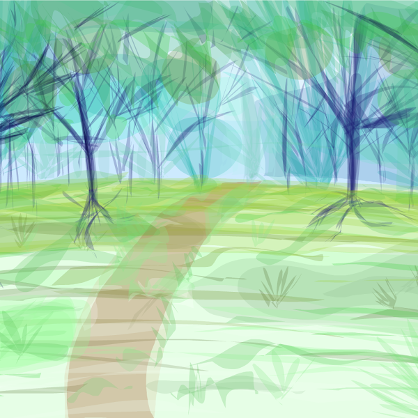 Scriblly Landscape » drawings » SketchPort