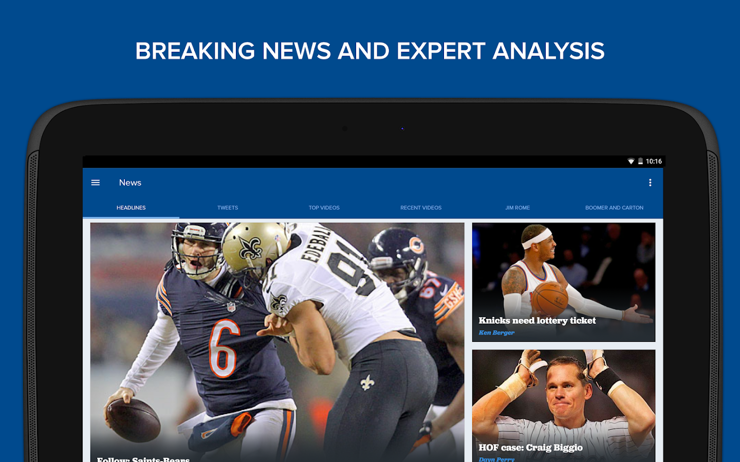 CBS Sports - screenshot