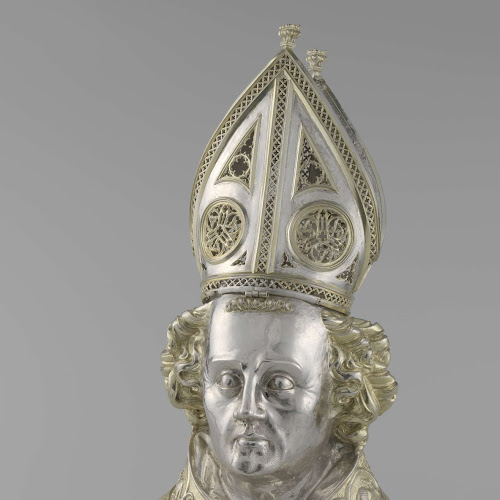 Bust of Saint Frederick, Elias Scerpswert, 1362 - Rijksmuseum