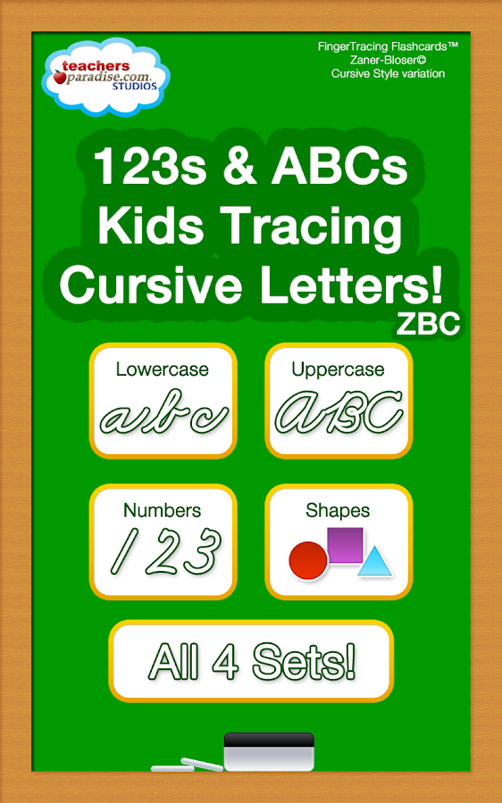 ABC Kids Cursive Writing ZBC - Android Apps on Google Play