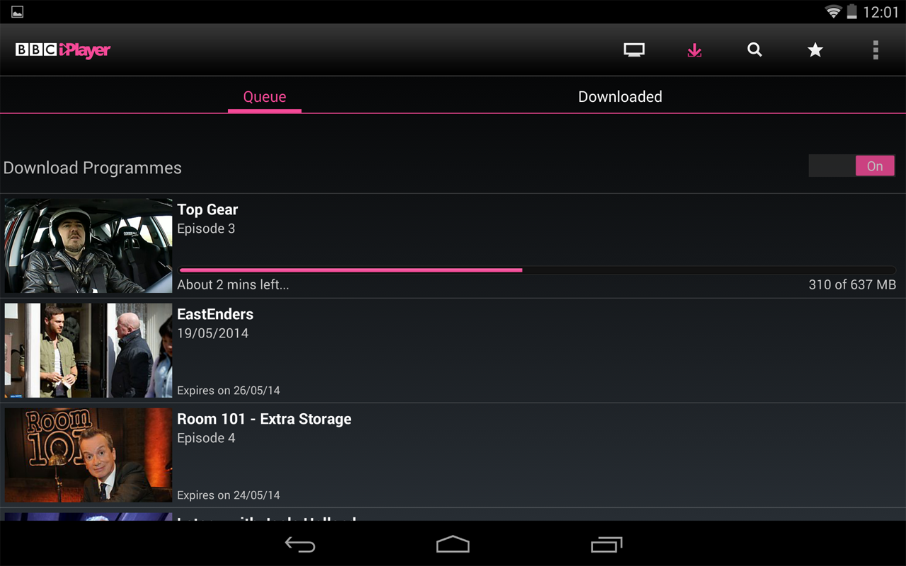 BBC iPlayer - screenshot
