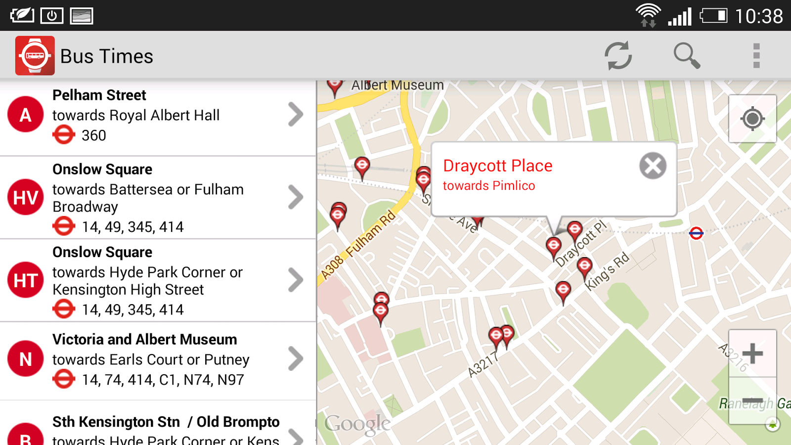 London Live Bus Countdown Android Apps On Google Play