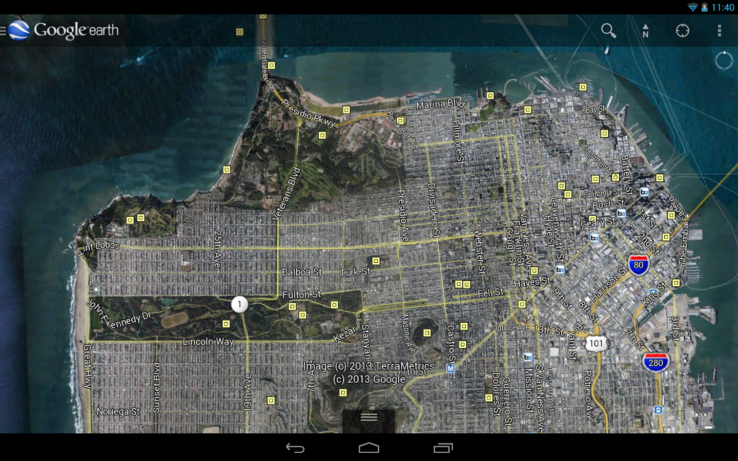 Google Earth - Aplikacije za Android v storitvi Google Play