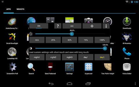 ScreenDim Full – Dim your screen for night use below what your device ...