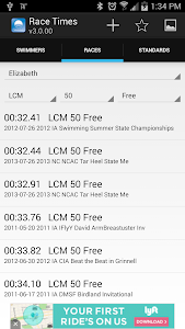 MySwimmingTimes – Track, chart, and share swimming race times and view ...
