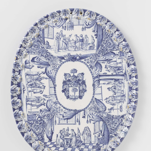 Plaat, De Witte Ster (toegeschreven aan), ca. 1715 - ca. 1720 - Rijksmuseum