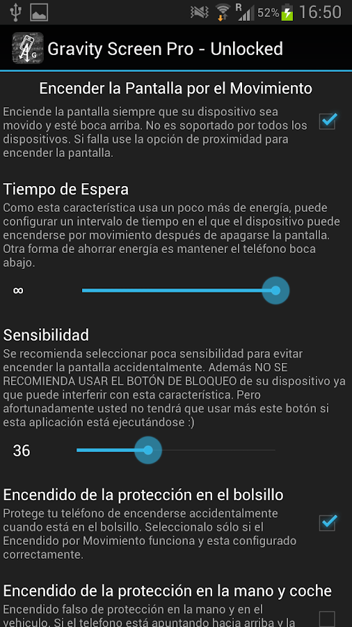 Gravity Screen - On/Off - Aplicaciones de Android en Google Play