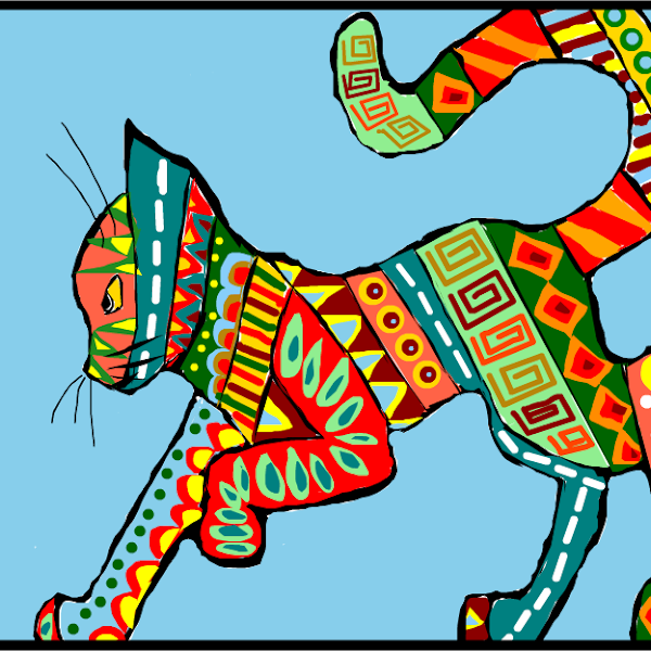 Colorful Cat » drawings » SketchPort