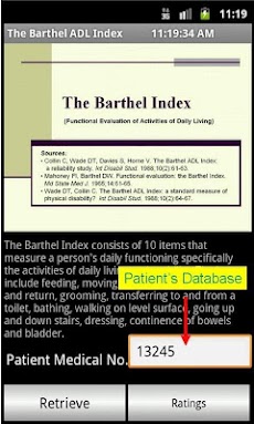 「Barthel Index ( ADL ) Scoring」 - Androidアプリ | APPLION