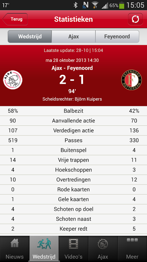Officiële AFC Ajax voetbal app - Android-apps op Google Play