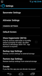 Barometer Altimeter DashClock – Simple barometer and altimeter with charts, a widget and DC ...