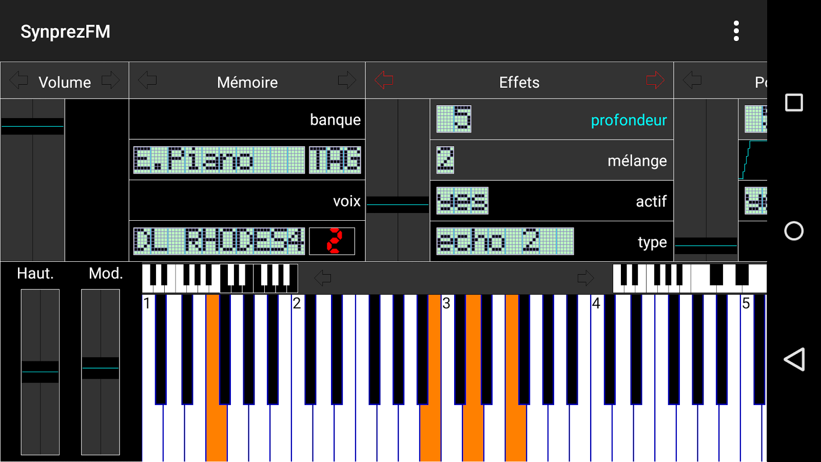 Synthétiseur FM [SynprezFM II] – Applications Android sur Google Play