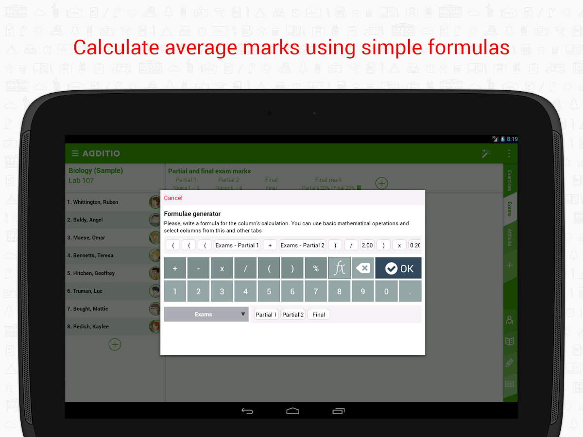 Teacher's Gradebook - Additio - Android Apps on Google Play