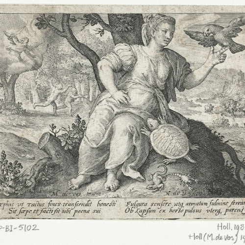 Zintuig gevoel, Nicolaes de Bruyn, after Maerten de Vos, 1581 - 1656 - Rijksmuseum