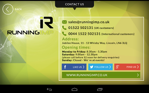 Running Imp – The Running Imp app provides information about our ...