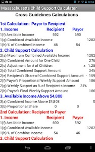 MA Child Support Calculator – Android Tools Apps