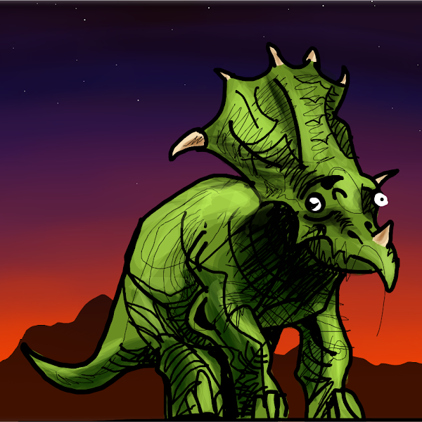 dinosaur without fill tool » drawings » SketchPort