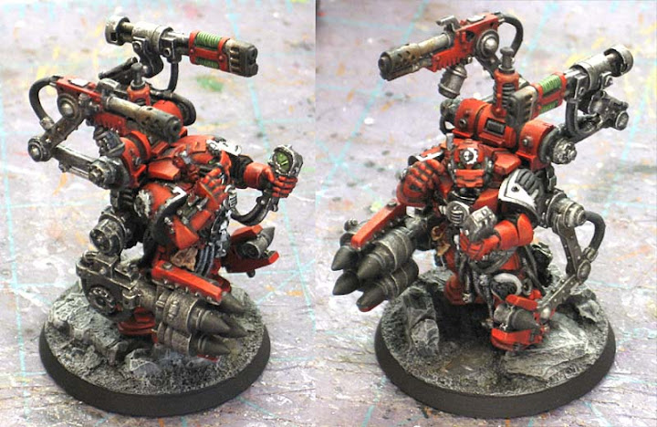 From the Warp: Finished Techmarine with thunderfire cannon